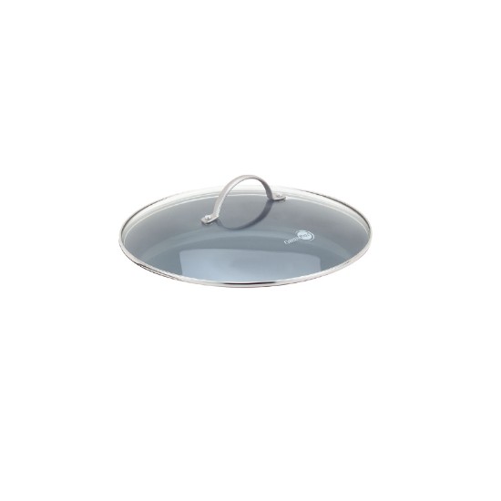 Capac 30 cm, sticla termorezistenta, maner inox - GreenPan | KitchenShop
