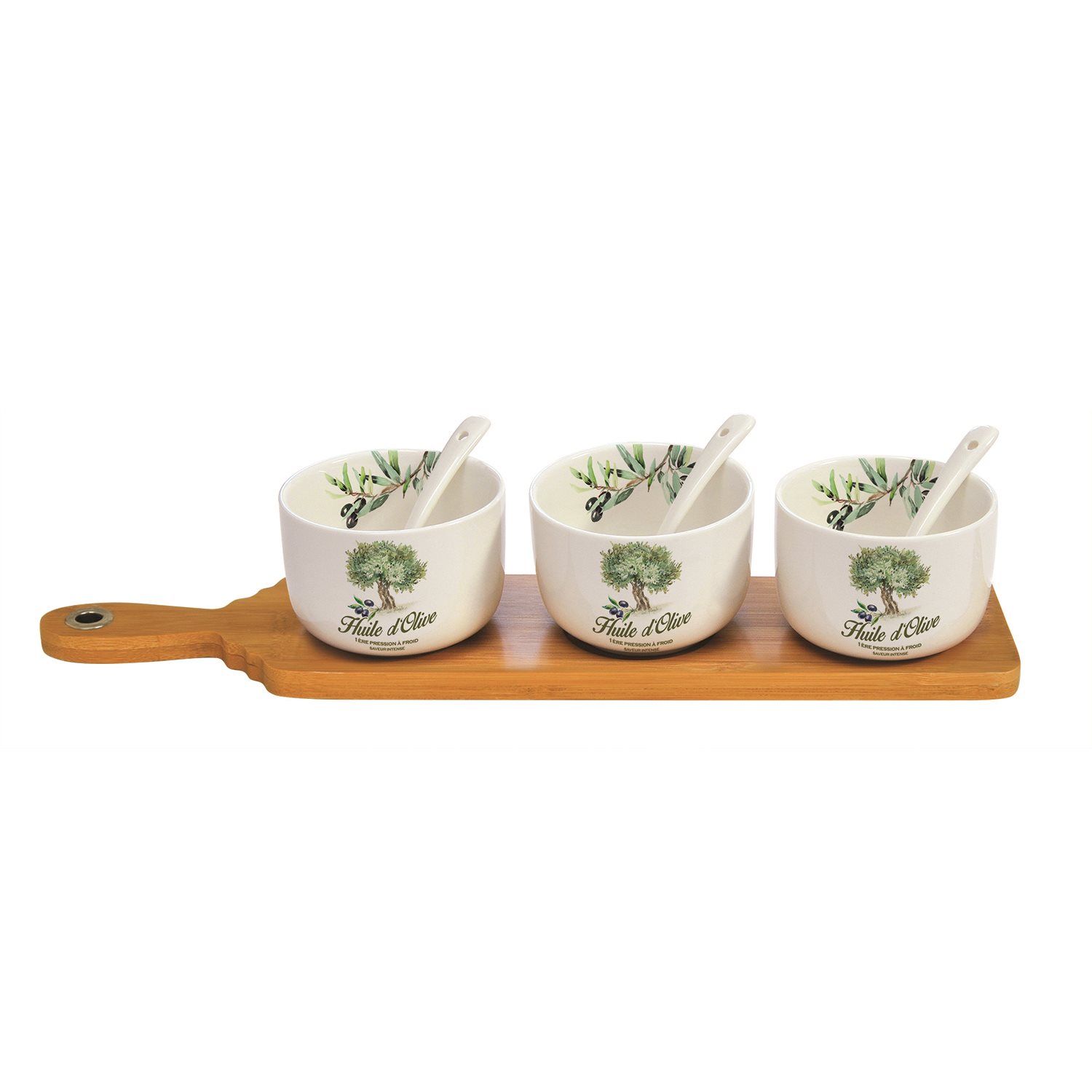 Set servire aperitive 7 piese “Huile d’Olive” - Nuova R2S | KitchenShop