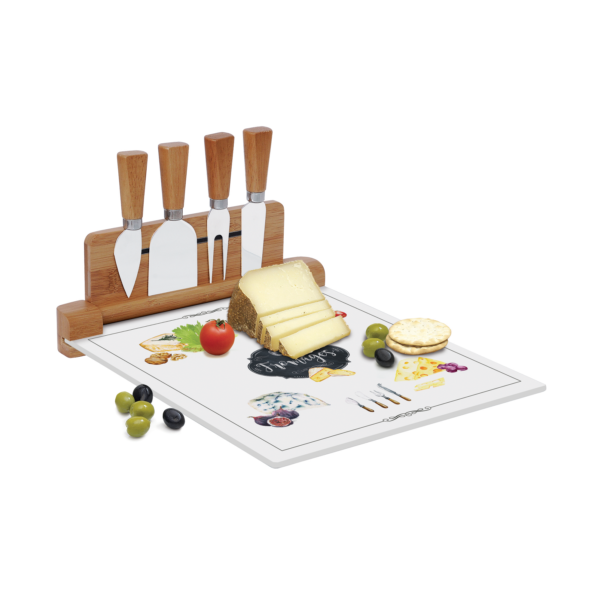 Set servire branzeturi 6 piese, 30x25 cm, "Kitchen Basics" - Nuova R2S ...