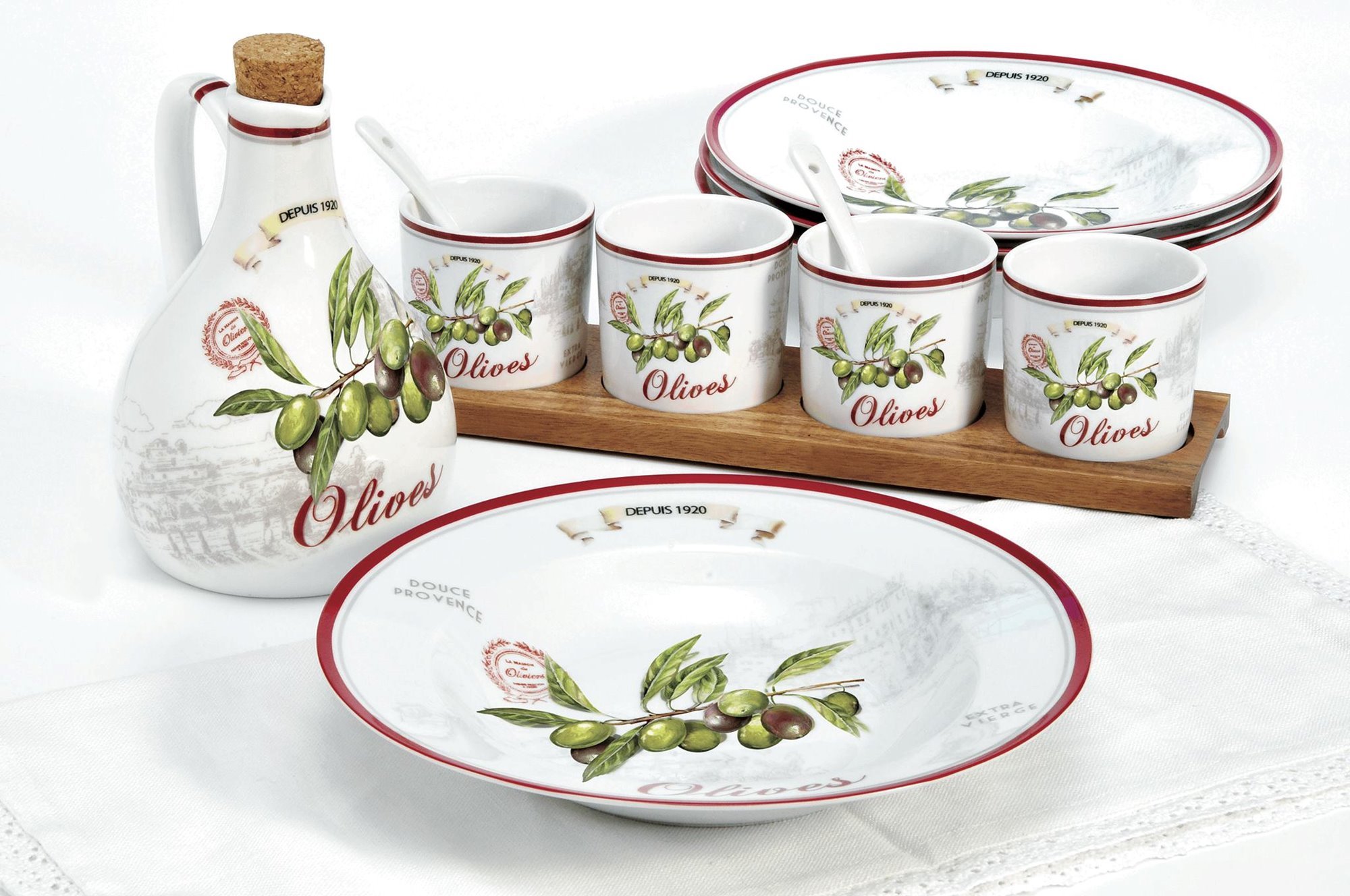 Set servire aperitive 10 piese "Olives" - Nuova R2S | KitchenShop