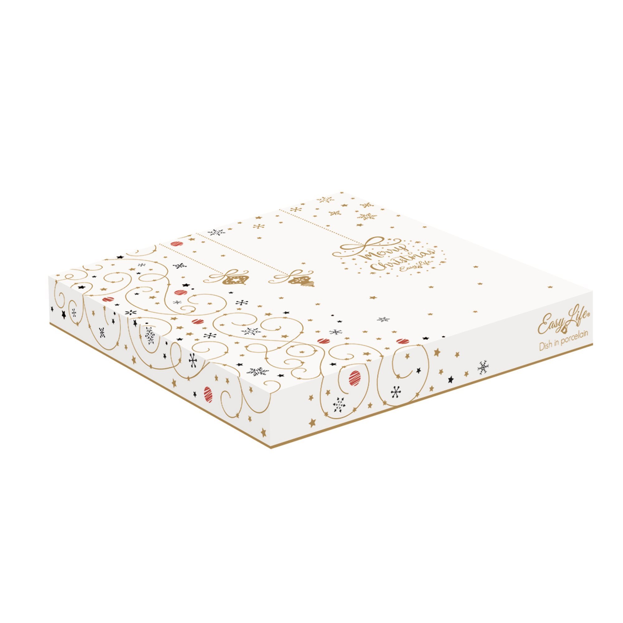 Platou stea 19,5 cm portelan "Merry Christmas" - Nuova R2S | KitchenShop