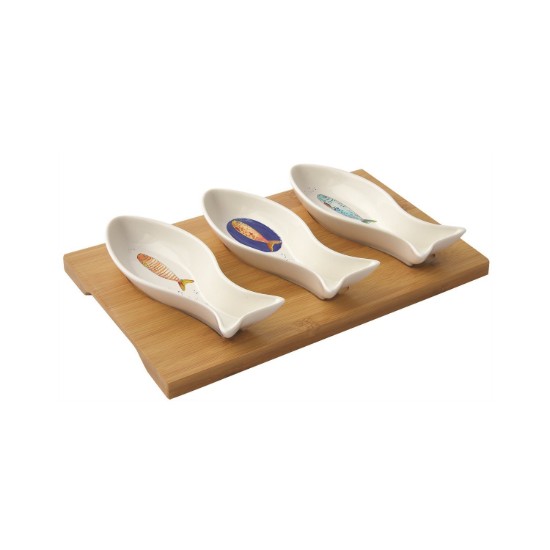 Set servire aperitive 4 piese "Bord de Mer" - Nuova R2S | KitchenShop