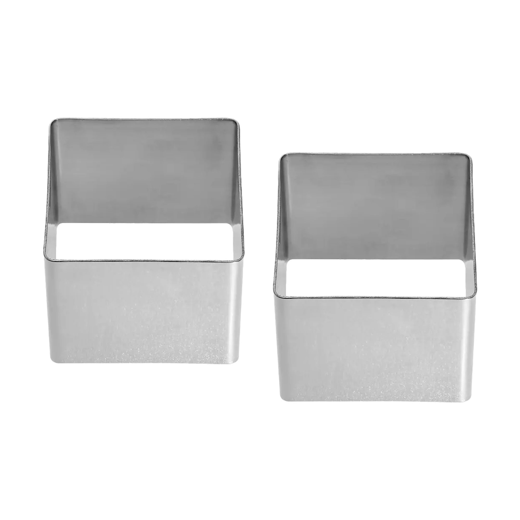 Set 2 forme decorare, patrate, inox - Westmark | KitchenShop
