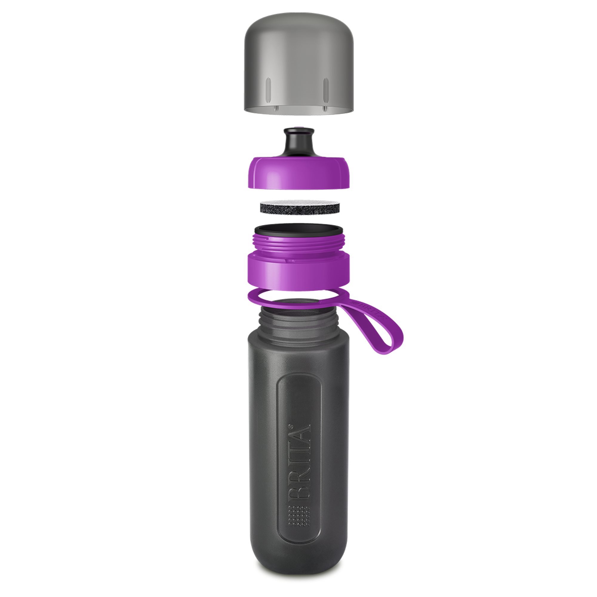 Sticla filtranta BRITA Fill&Go Active 600 ml (purple) | KitchenShop