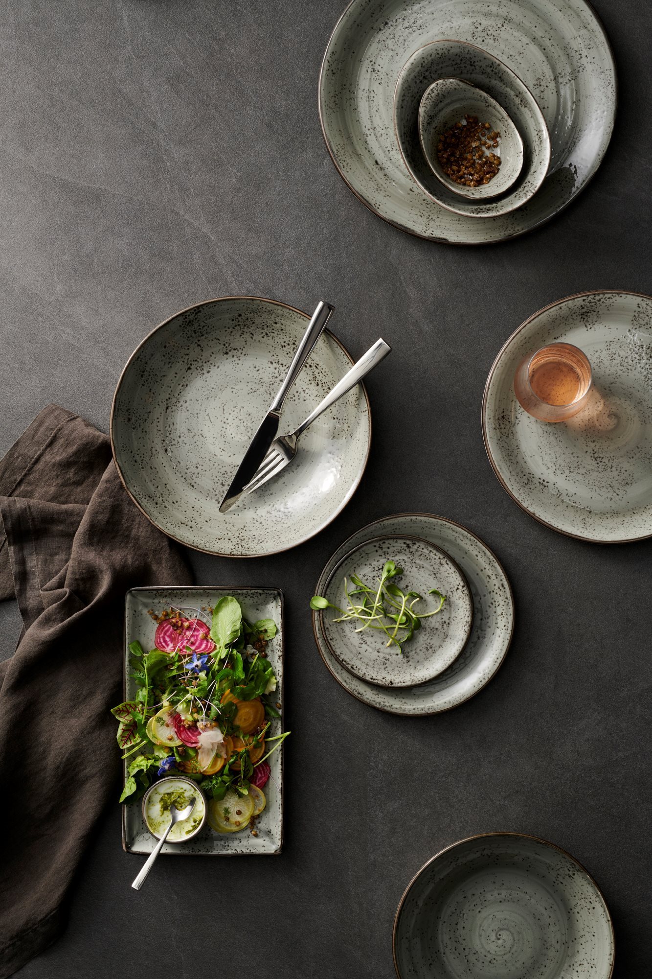 Bol 25,5 cm/1,2 l "Smoke" - Steelite | KitchenShop