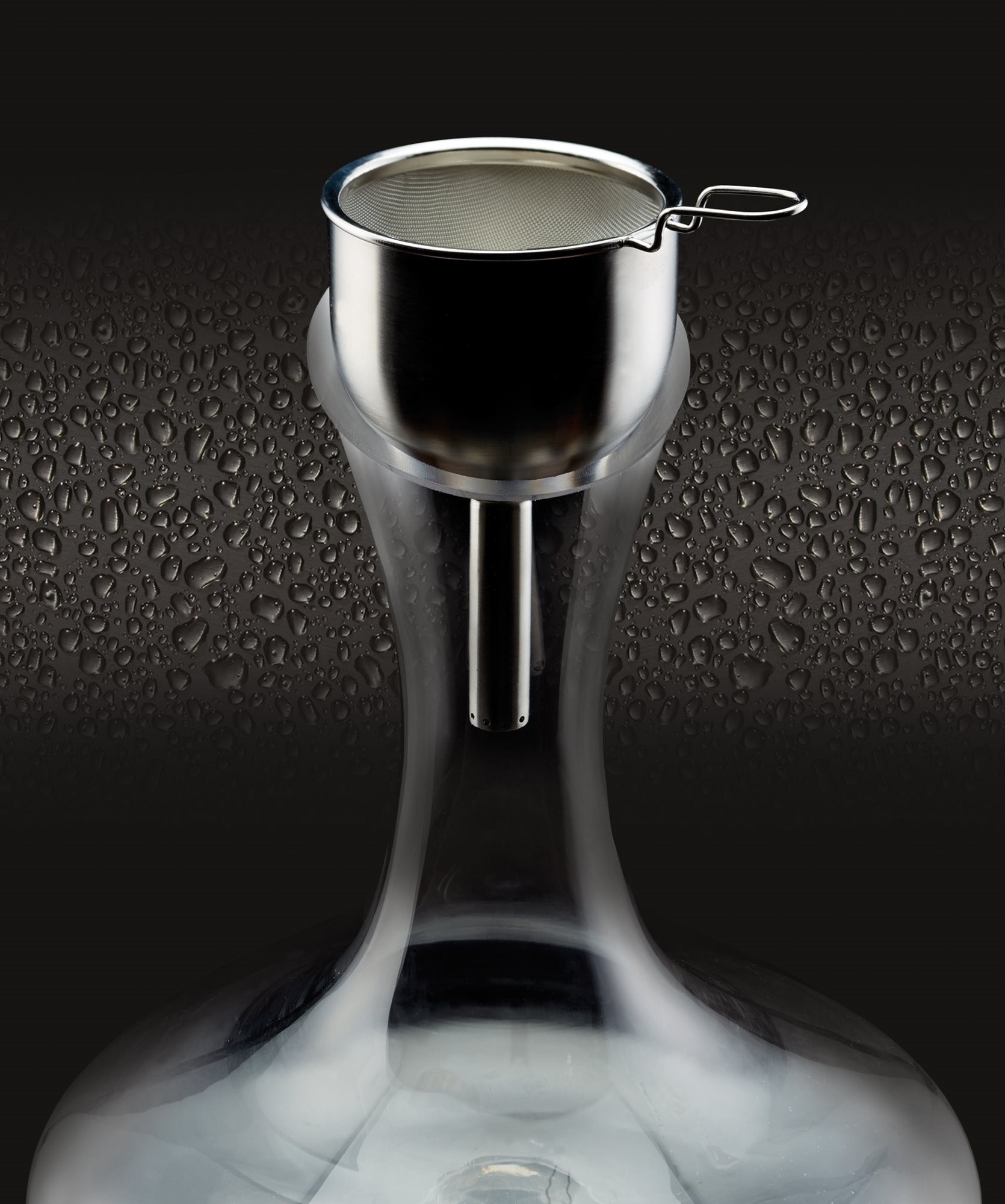 Palnie decantare vin, inox - BarCraft | KitchenShop